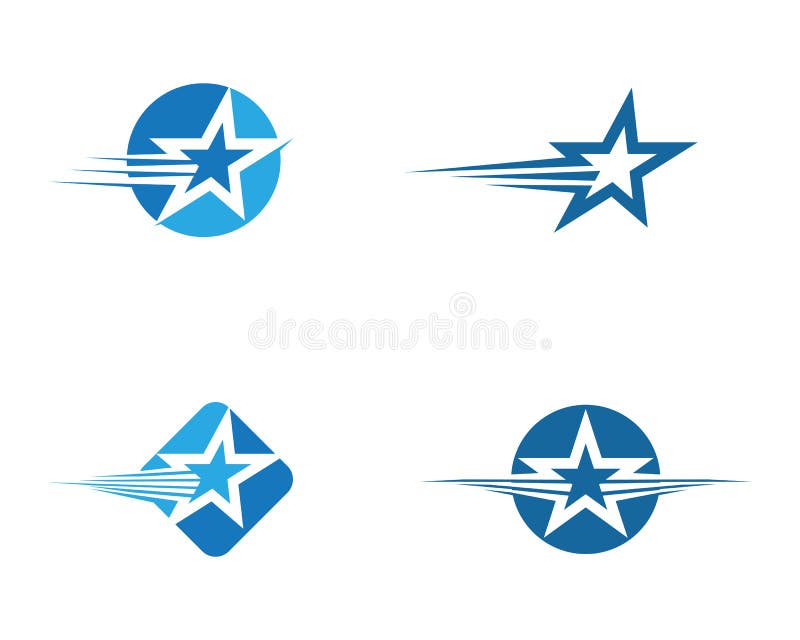 Estrela Logo Template ilustração do vetor. Ilustração de projeto ...
