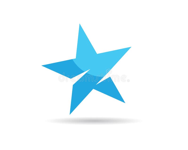 Logotipo da estrela ilustração do vetor. Ilustração de isolado - 136848217