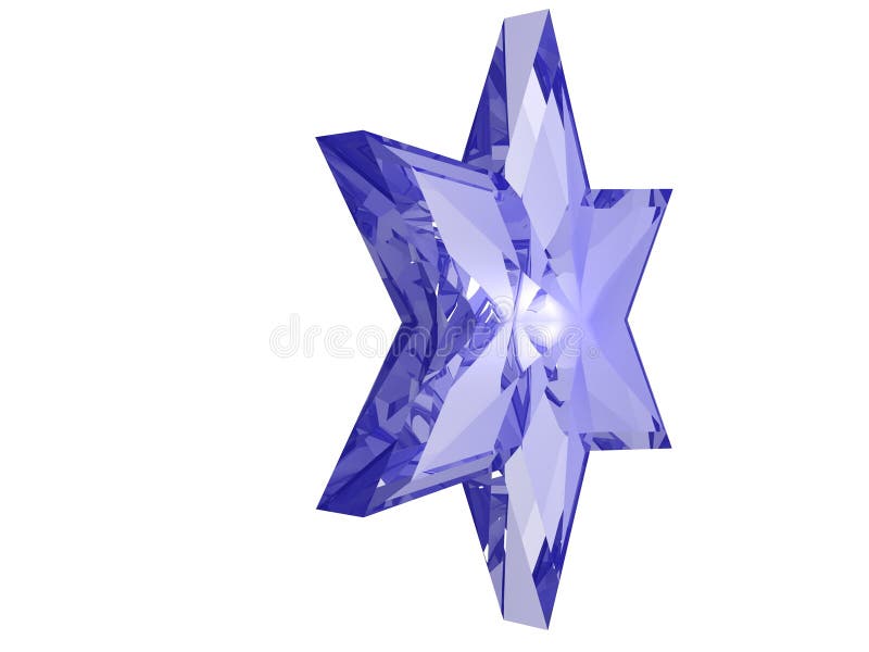 Estrela roxa ilustração stock. Ilustração de ornamento - 7207090