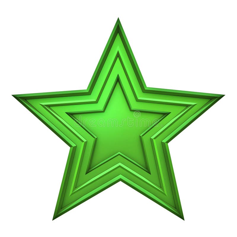 Estrela Na Textura Da Grama Verde Ilustração Stock - Ilustração de ...