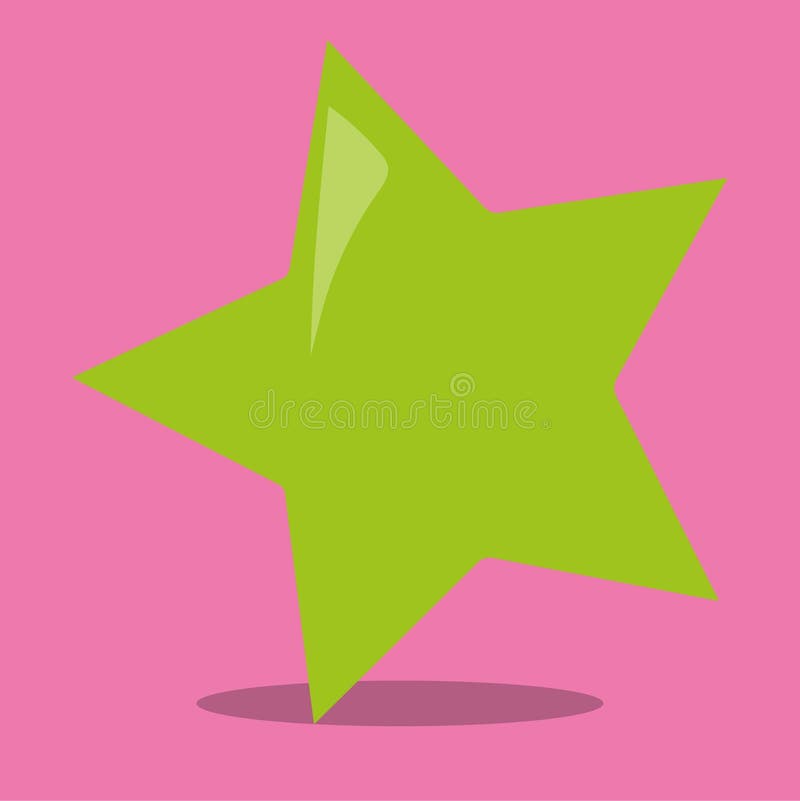 Estrela Verde Do Dia Da Terra 13 Ilustração do Vetor - Ilustração de ...