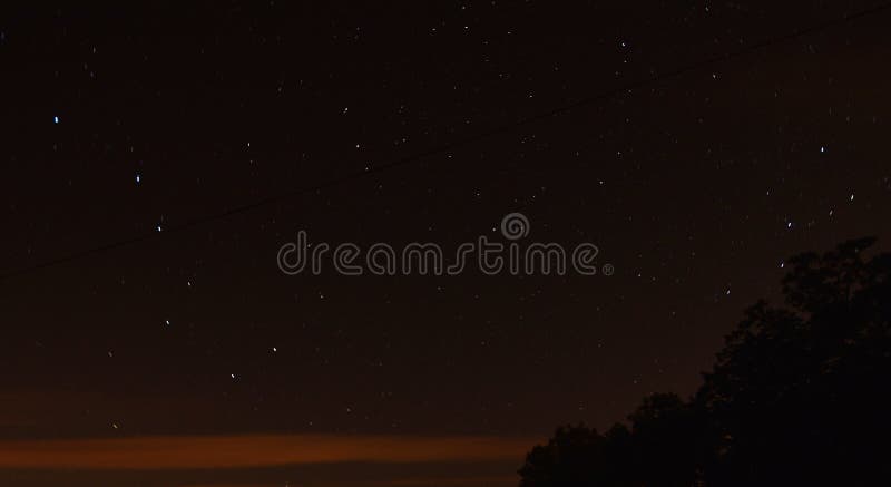 Estrelas E Estrela Norte, Polaris Dipper Grande Ursa Major Imagem de ...