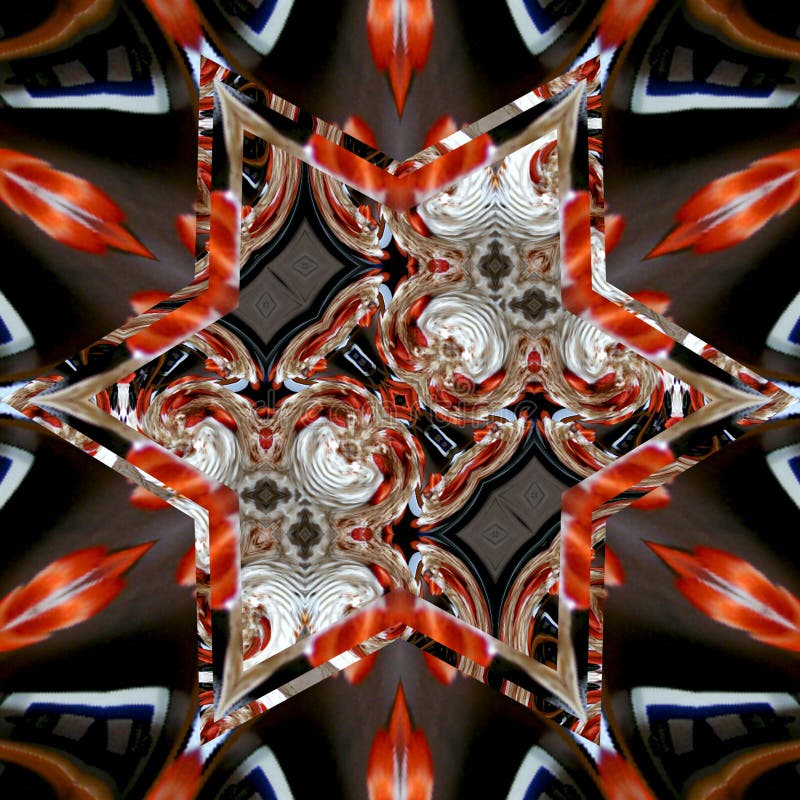 Estrella Abstracta Que Brilla Intensamente Imagen de archivo - Imagen ...