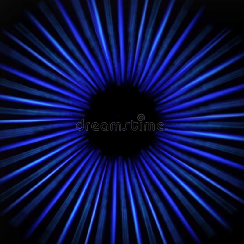Estrella Circular Que Brilla Intensamente Del Azul Abstracto Stock de ...