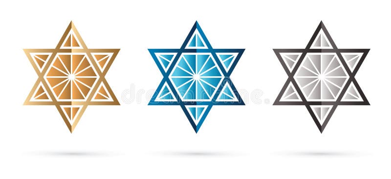 Estrella De Israel, Estrella Moderna, Estrella Judía, Vector Gráfico De ...