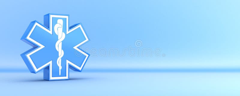 Estrella de la vida, azul stock de ilustración. Ilustración de vida ...