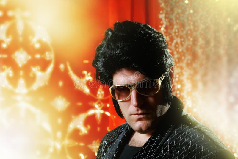 Estrella del rock foto de archivo. Imagen de elvis, hospitalidad - 4540768