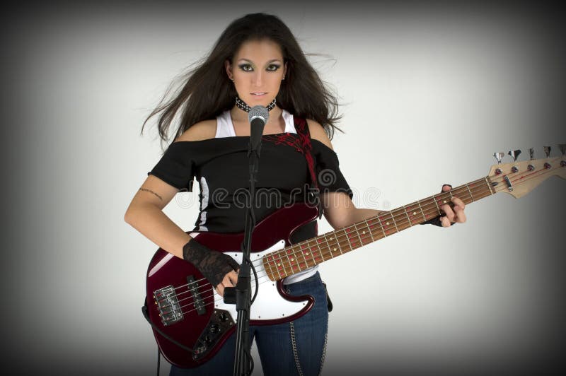 Estrella del rock foto de archivo. Imagen de cosmético - 5504958