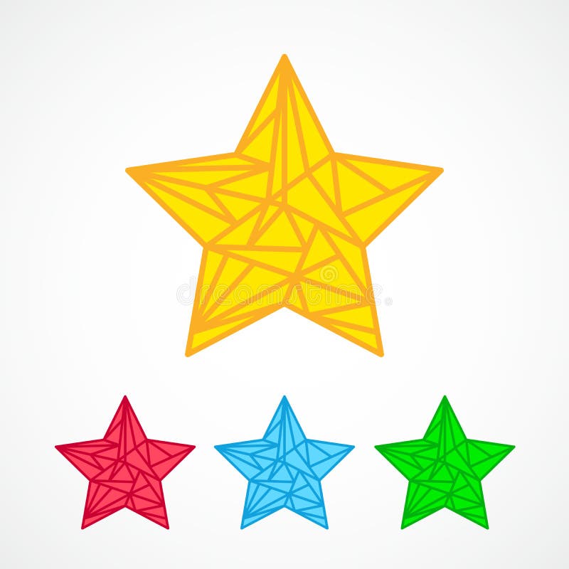 Icono De Estrella De Una Línea. Fondo De Dibujo De Una Línea. Dibujo De ...