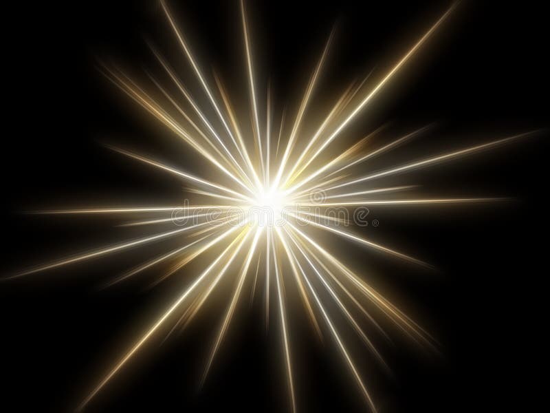 Estrella En Un Fondo Negro. Stock de ilustración - Ilustración de arte ...