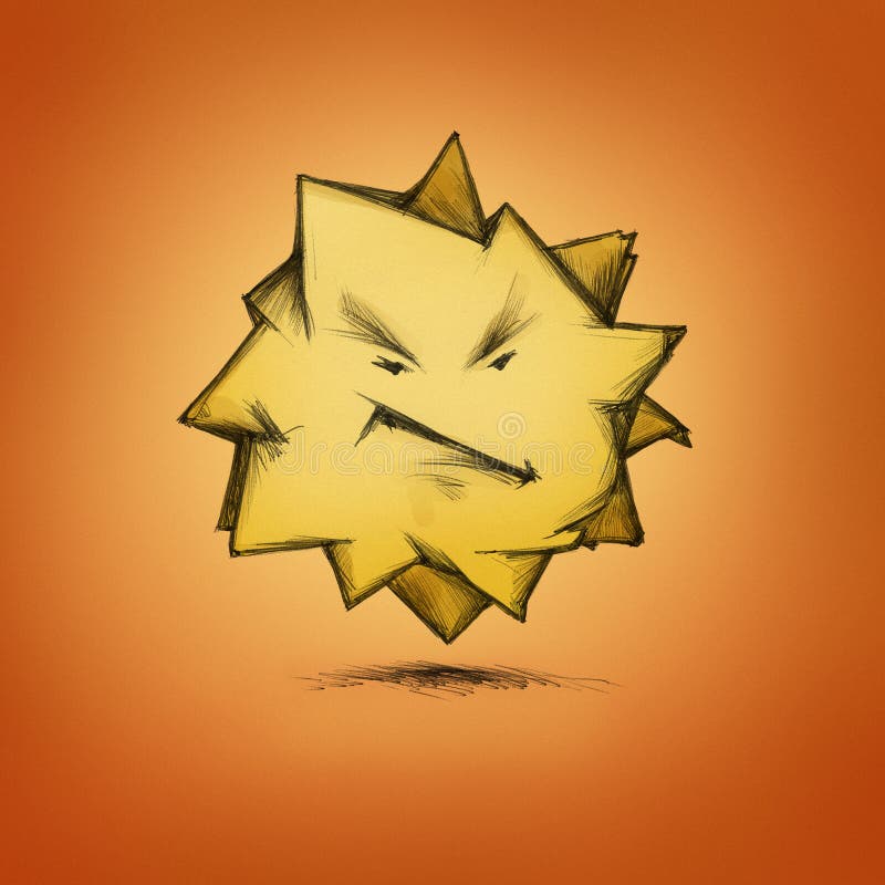 Estrella rota de oro ilustración del vector. Ilustración de smitten ...