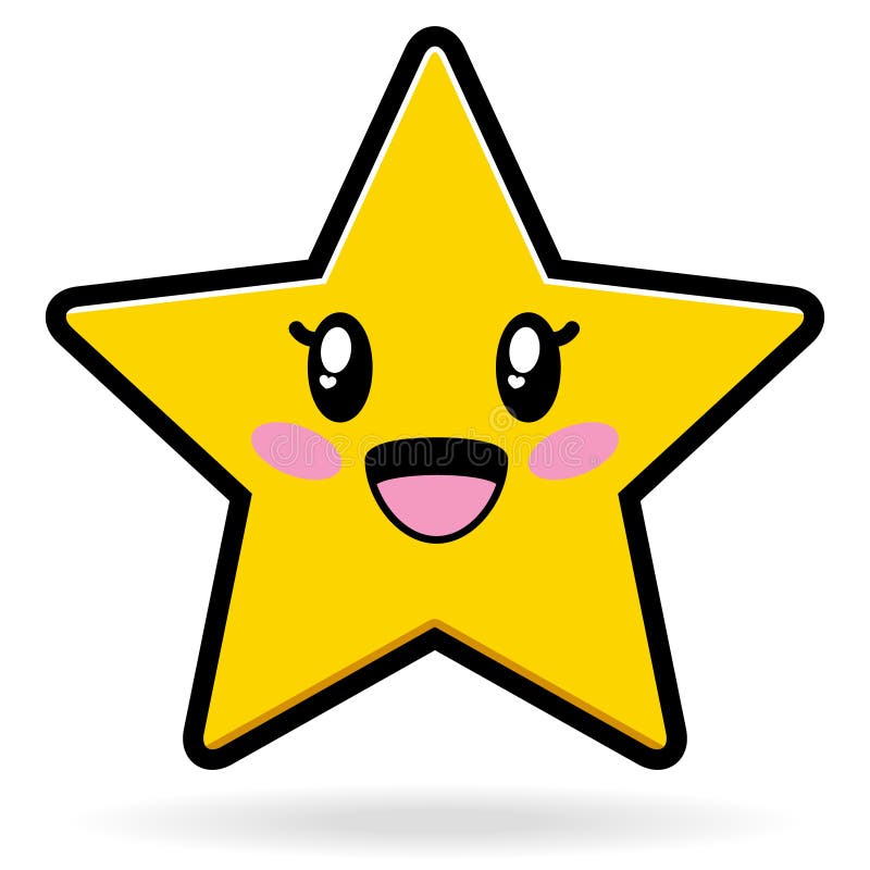 Estrella feliz stock de ilustración. Ilustración de estrellado - 1008855