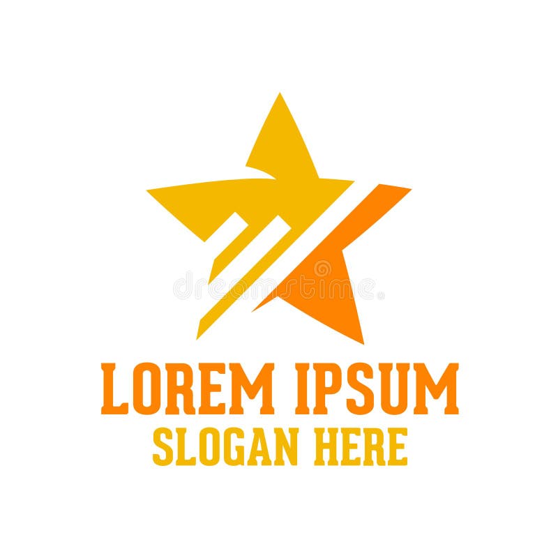 Estrella Logo Design ilustración del vector. Ilustración de aislado ...