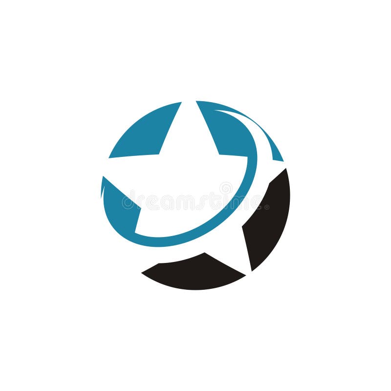 Estrella Logo Design ilustración del vector. Ilustración de geométrico ...