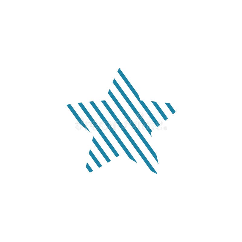 Estrella Logo Design ilustración del vector. Ilustración de aislado ...