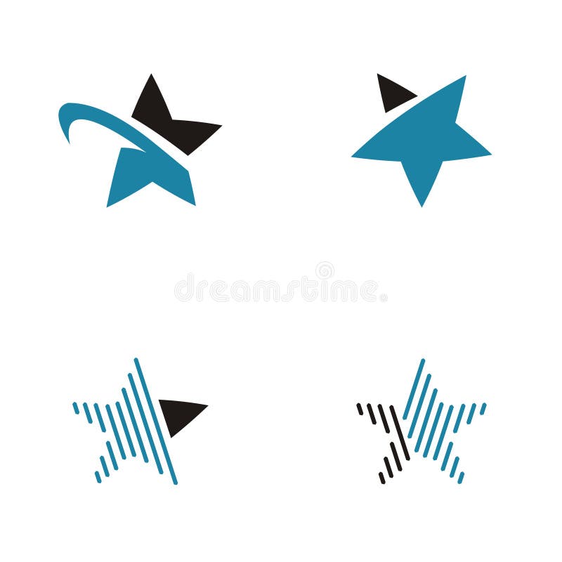 Estrella Logo Design ilustración del vector. Ilustración de insignia ...