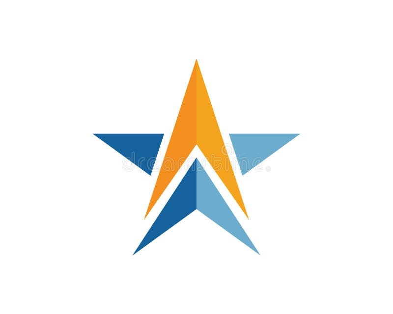 Estrella Logo Template stock de ilustración. Ilustración de corporativo ...