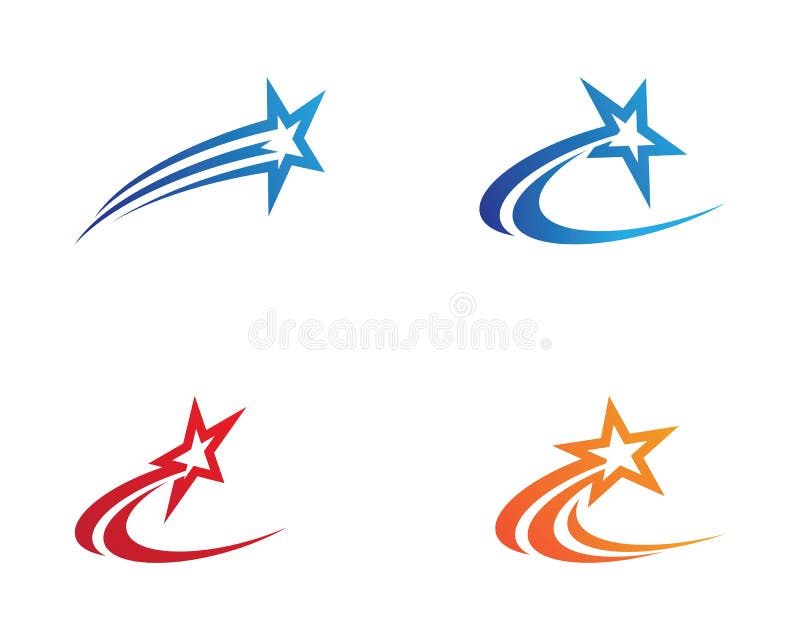 Estrella Logo Template ilustración del vector. Ilustración de mosca ...