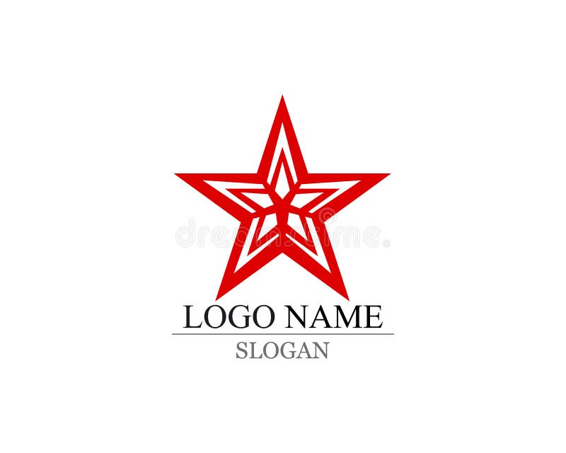 Estrella Logo Template ilustración del vector. Ilustración de elegante ...