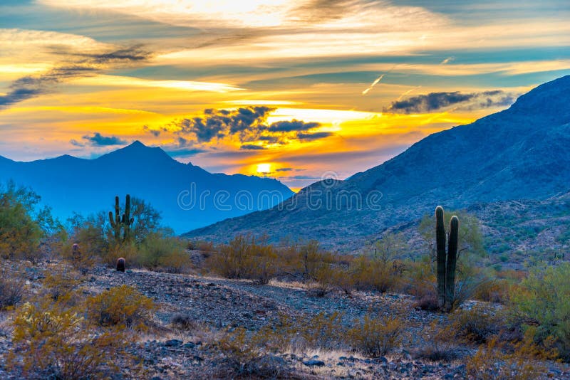 Phoenix after Sunrise stock photo. Image of morning - 287058684