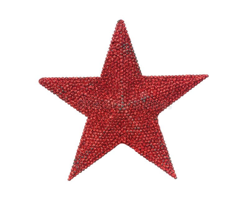 Sola Estrella Del Color Rojo Imagen de archivo - Imagen de estrella ...