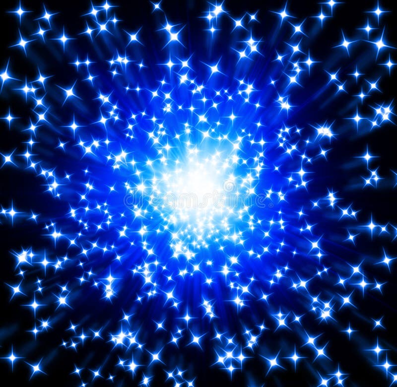 Estrellas Azules stock de ilustración. Ilustración de oscurecer - 26863103