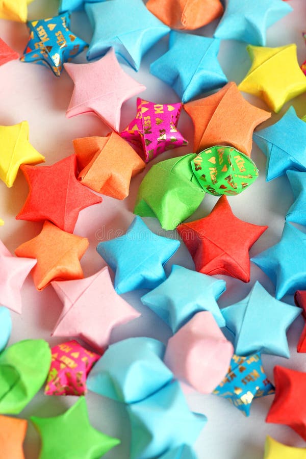 Estrellas de papel foto de archivo. Imagen de estrella - 21694328