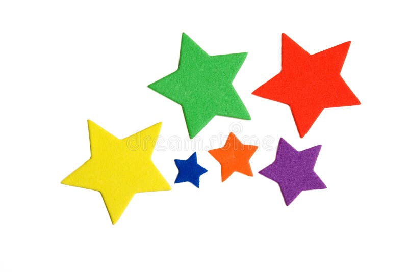 Estrellas del color imagen de archivo. Imagen de papel - 13448461