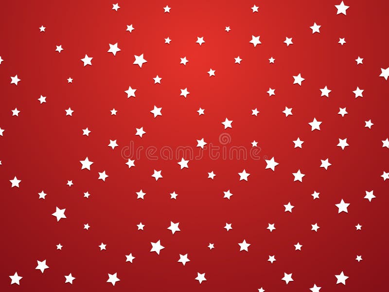 Estrellas en fondo rojo ilustración del vector. Ilustración de nuevo ...