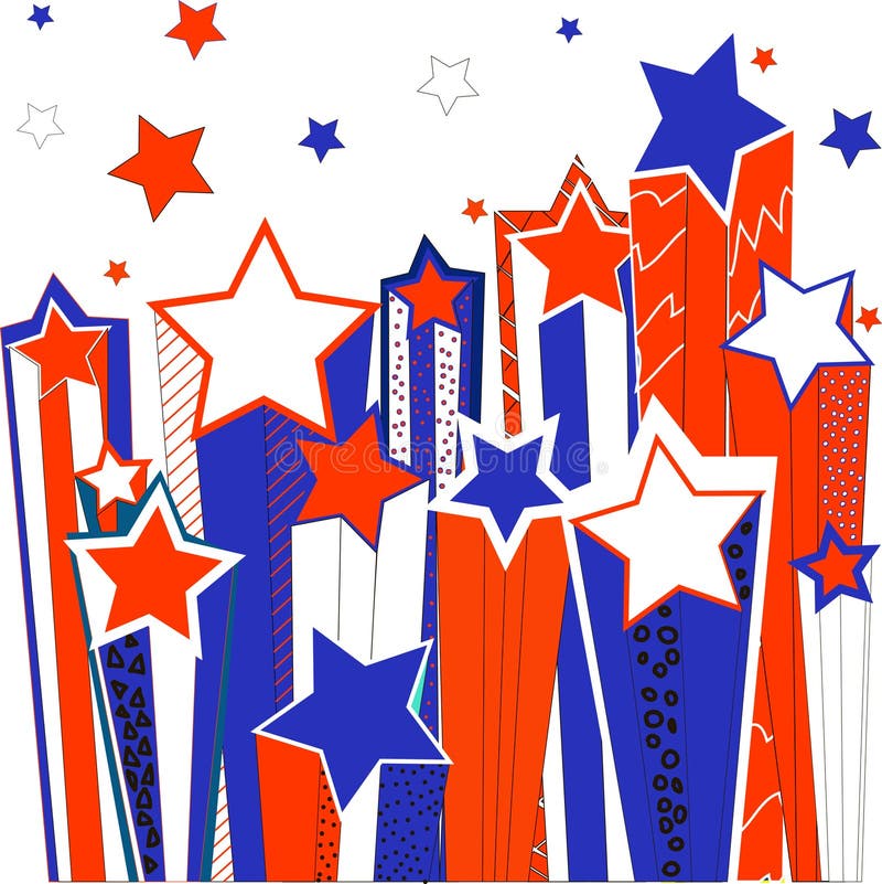 Estrellas Fugaces. Ejemplo Del Vector. Stock de ilustración ...