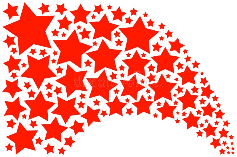 Estrellas Rojas stock de ilustración. Ilustración de parpadeo - 1176916