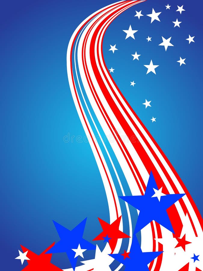 Estrellas y rayas ilustración del vector. Ilustración de estrellas ...