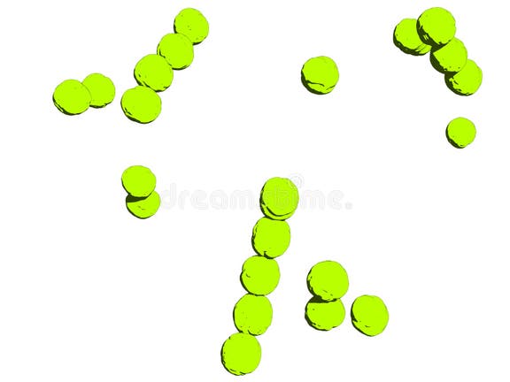 Estreptococo ilustración del vector. Ilustración de médico - 9802461