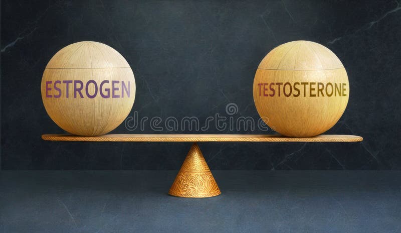 Estrogen And Testosterone In Balance A Metaphor Showing The Importance Of Two Aspects Of Life