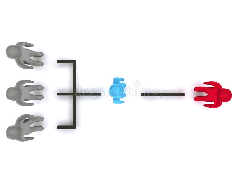 Estructura De Organización Simple Stock de ilustración - Ilustración de ...