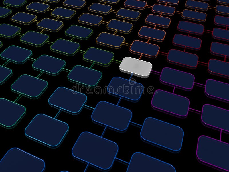 Estructura de red stock de ilustración. Ilustración de orden - 3367174