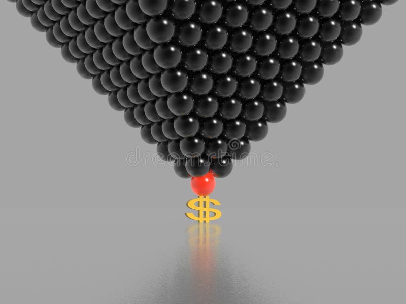 Equilibrio inestable stock de ilustración. Ilustración de cima - 5923674