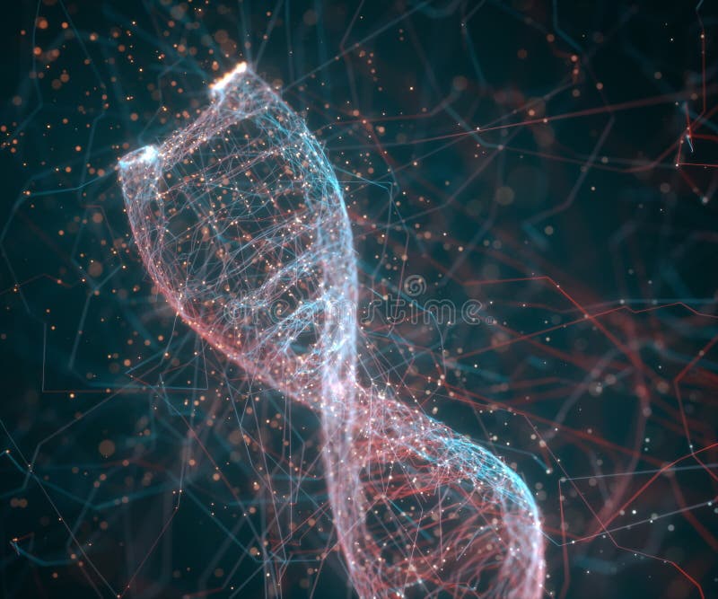 Estructura Molecular De La DNA Imagen de archivo - Imagen de estructura ...