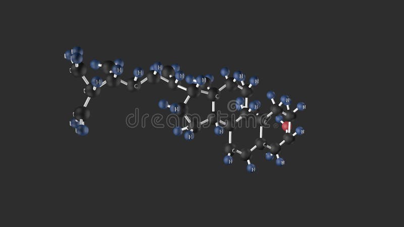 Estructura Molecular De La Vitamina D Metrajes - Vídeo de aislado ...