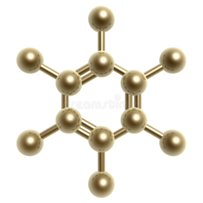 Estrutura do benzeno ilustração stock. Ilustração de carcinogênico ...
