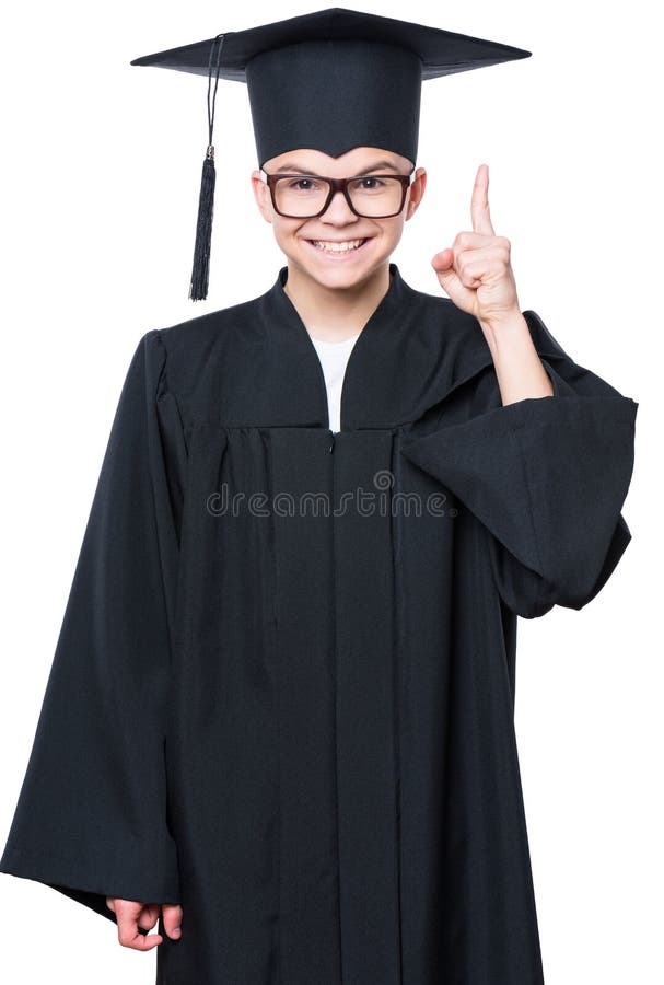 Estudiante Adolescente Graduado Del Muchacho Foto de archivo - Imagen ...