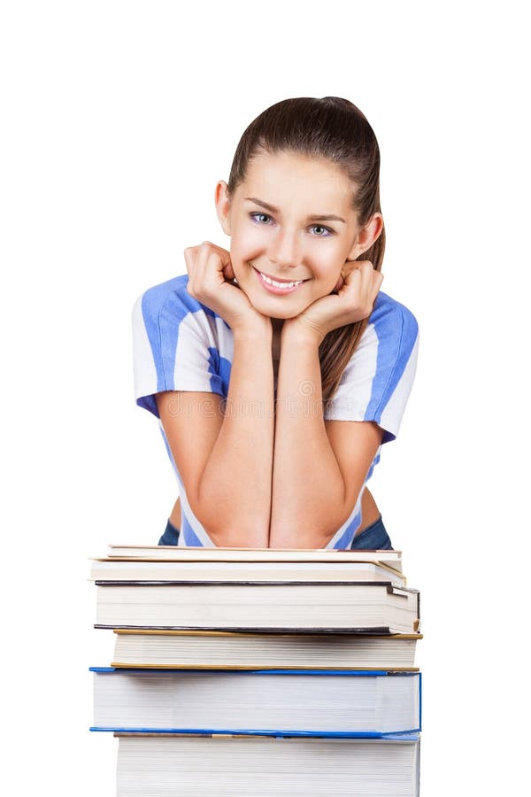 Estudiante con libros foto de archivo. Imagen de aprenda - 27624996