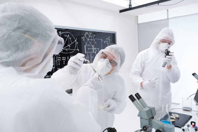 Prueba Experimental Del Laboratorio Imagen de archivo - Imagen de ...