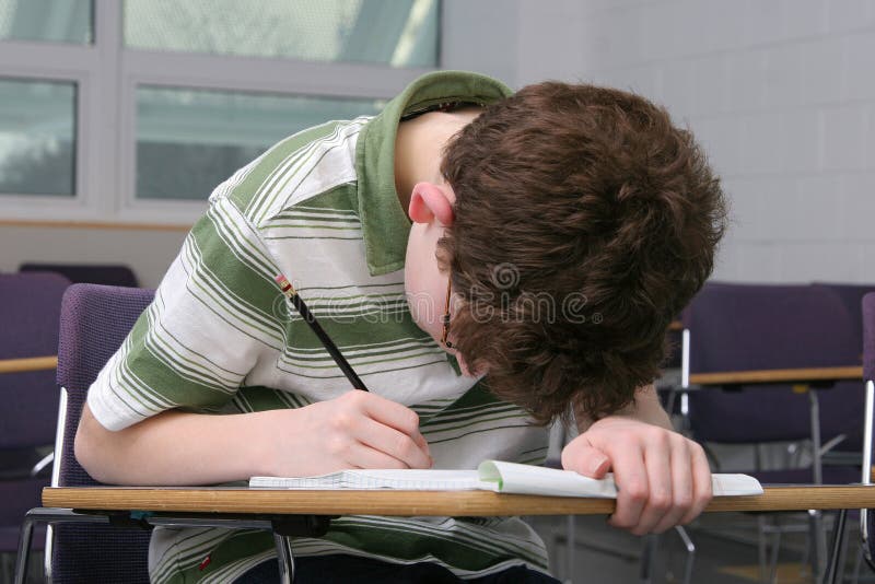 Estudo do estudante imagem de stock. Imagem de pessoa - 8197969