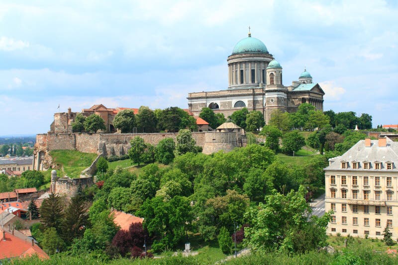 Esztergom stock image. Image of europe, architect, castle - 11195011