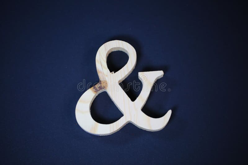 And, Et Sign on Black Background, Symbol Stock Image - Image of name ...