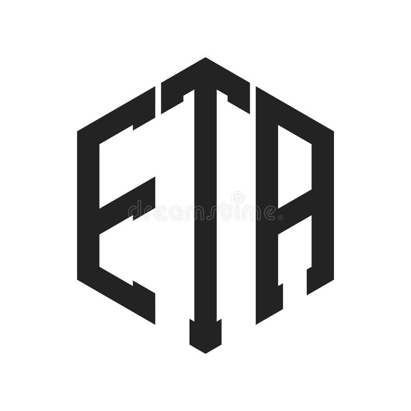 ETA Logo Design. Initial Letter ETA Monogram Logo Using Hexagon Shape ...