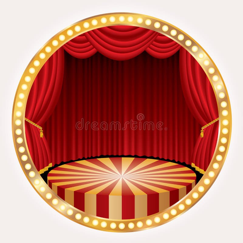 Círculo del circo ilustración del vector. Ilustración de lugar - 23315268