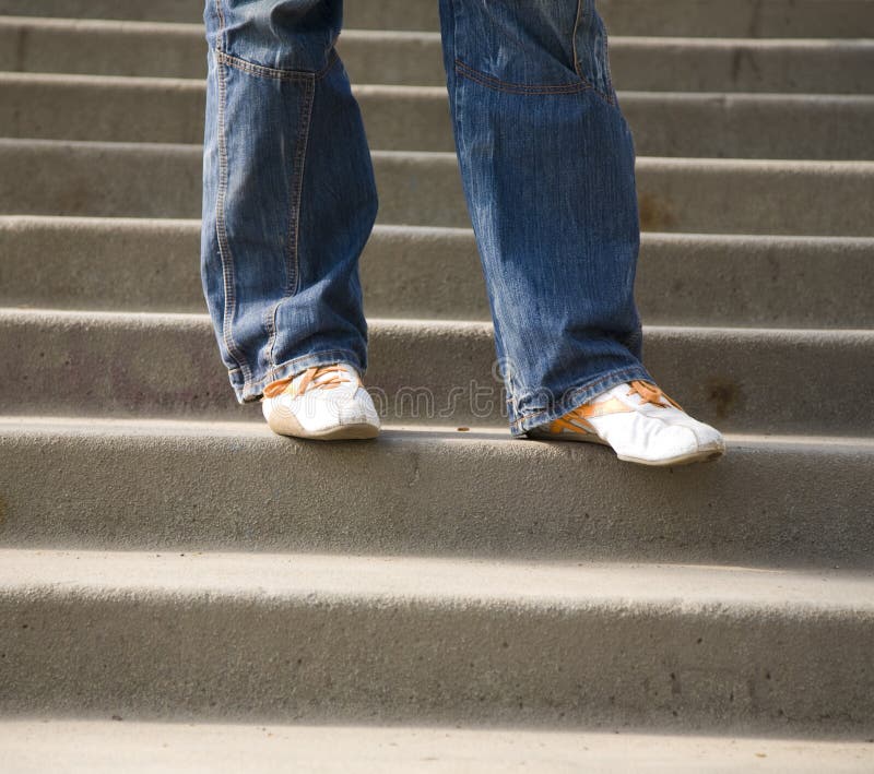 Etapas da escada foto de stock. Imagem de pedra, andar - 5019362