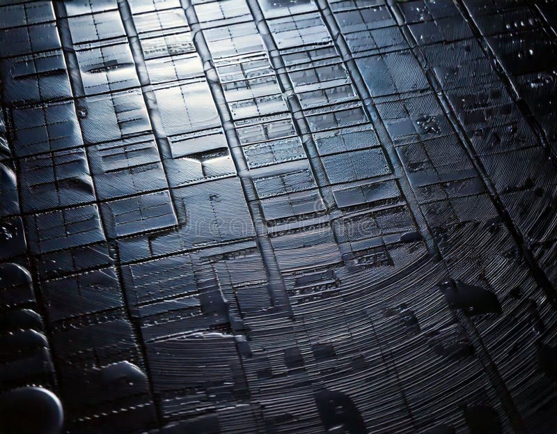Etched Grid Patterns on Zirconium Alloy with Semi-Gloss Shine, Smooth ...